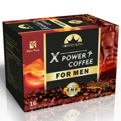 Man X Power Coffee Maca Enlargement Instant Natural Herba Power Coffee ...