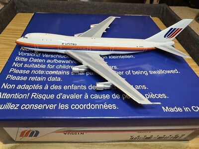 Aeroclassics 1:400 United Airlines Boeing 747-100 N155UA Diecast RARE ...