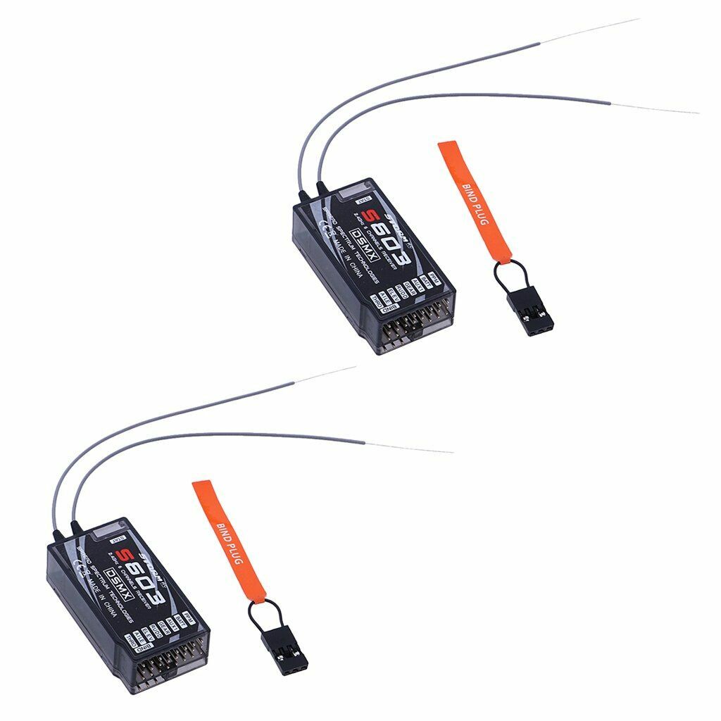 Receiver S603 DSMX and DSM2 Spectrum Compatible Receiver 7 Channels ...