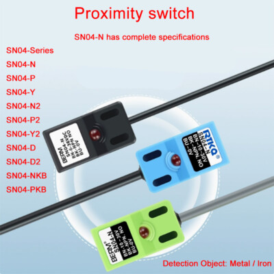 SN04 Inductive Proximity Switch Metal Sensor Detection Switch PNP NC 2 ...