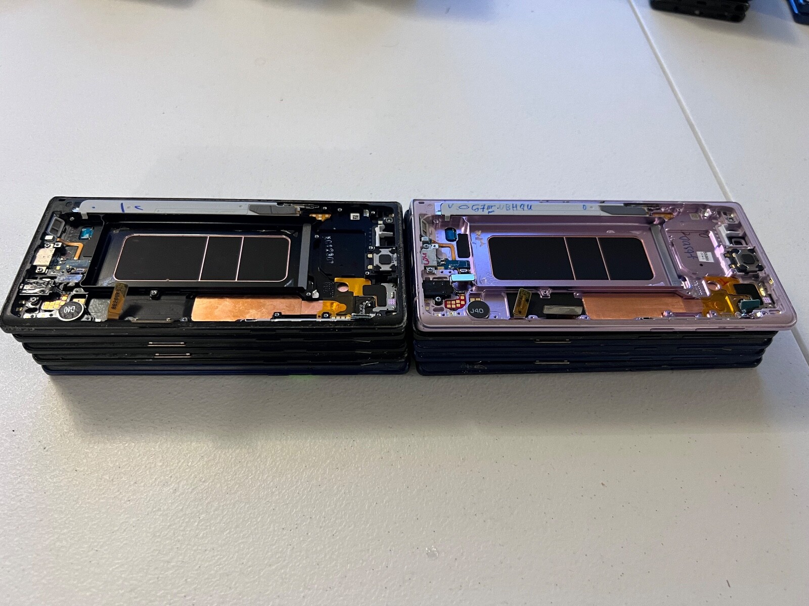 Lot of 10 Damaged For Samsung Galaxy Note 9 LCD OLED Screen Replacement ...