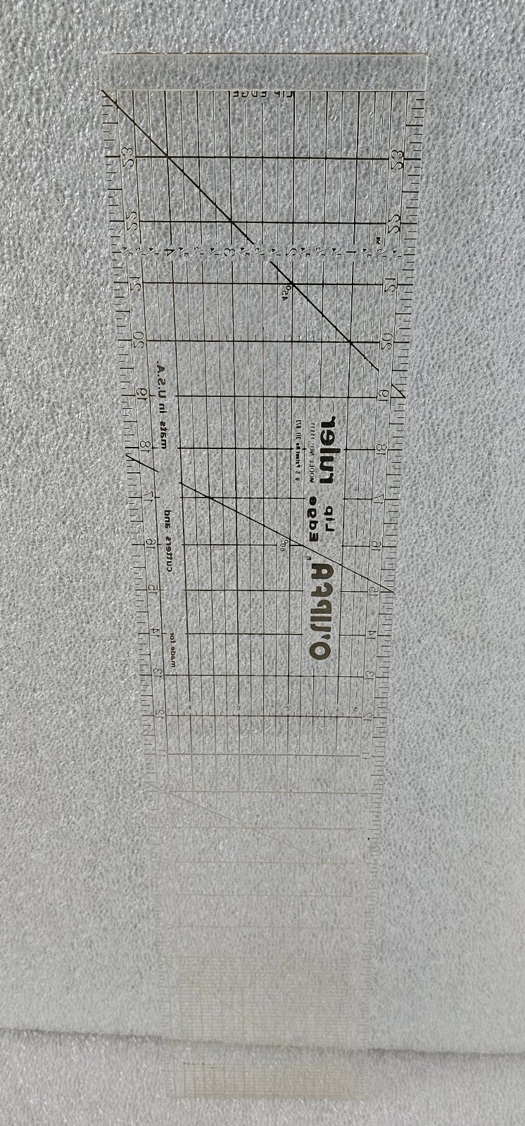 Dritz Nom080878 O'lipfa Lip Edge Ruler 5 X 24 for sale online | eBay