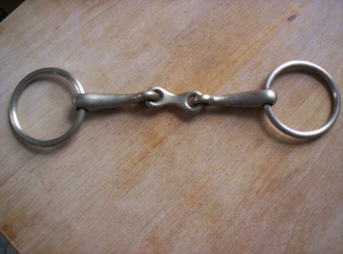 Used HS Herm Sprenger French Link Loose Ring Snaffle 5 3/4" Mouth 2 5/8 ...