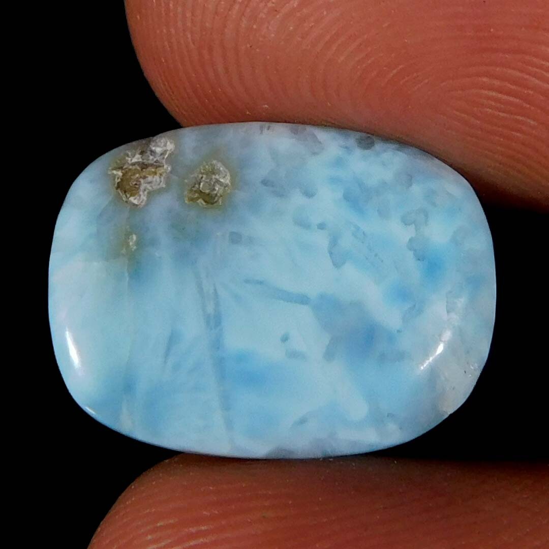 Natural FABULOUS Larimar (Pectolite) 08.55Cts. Square Shape Loose ...