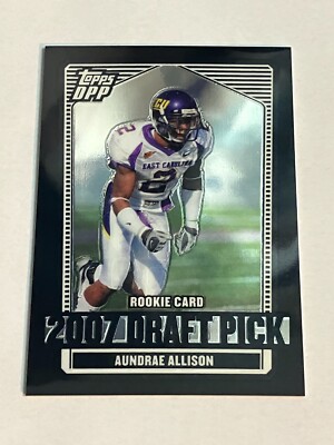 Aundrae Allison 2007 Topps Draft Picks and Prospects Chrome Black #118 ...