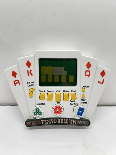 MGA TEXAS HOLD 'EM POKER Portable Travel Electronic Handheld Game ...