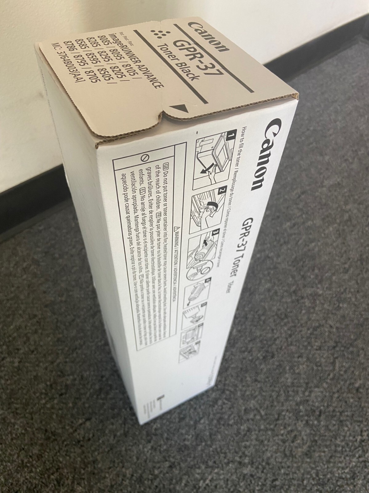 GPR37 Black Toner ***NEW***Canon 3764B003AA | eBay