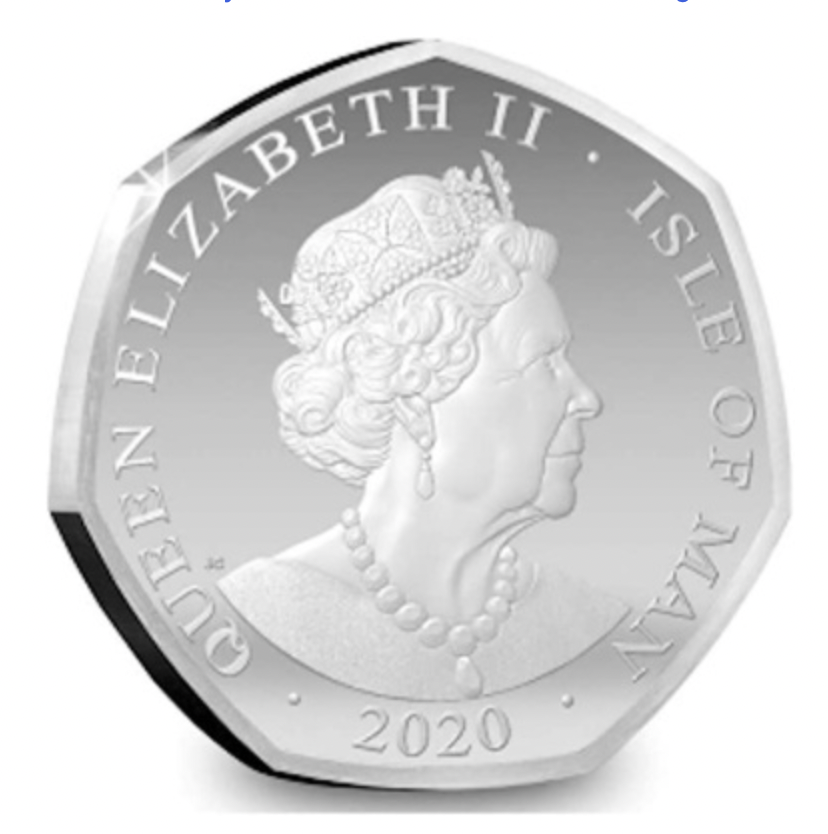 Isle of Man 50p pence MANX LOAGHTAN RAM coin 2017 - 2021 good CIRC ...