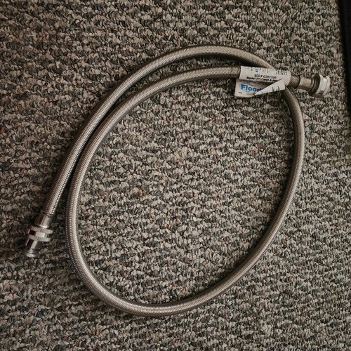 Watts 60” Braided Stainless Steel Washing Machine Connector 3/4 In Hose ...