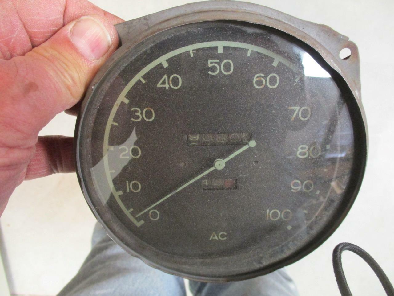 1933 Oldsmobile AC 100 mph Speedometer 5 1/4 Diameter Curved Glass | eBay