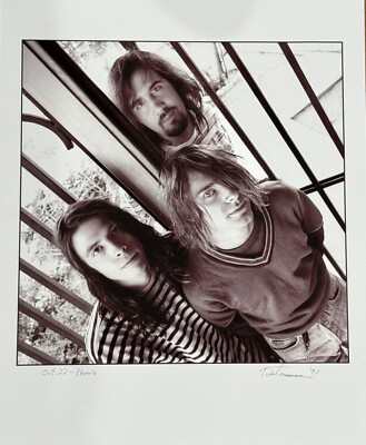Nirvana "1991 Spin" Photo by Greg Watermann SIGNED Original 16x20 ...