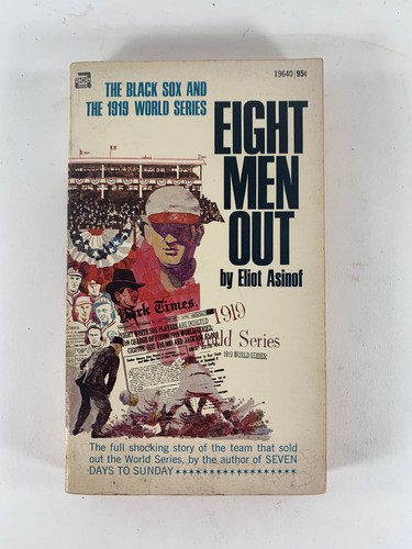 Eight Men Out Eliot Asimof 1963 Ace PB Book Baseball Black Sox | eBay