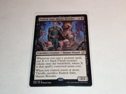 2x MTG Magic the Gathering Endrek Sahr, Master Breeder Modern Masters ...