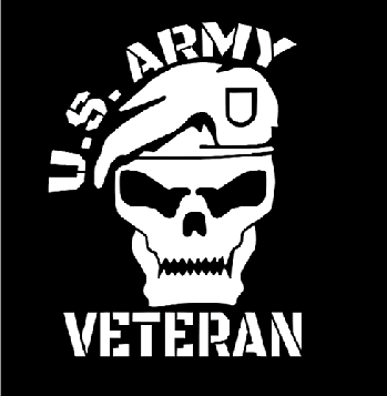 U.S. Army Skull Decal (7 inches by 9.5 inches) | eBay