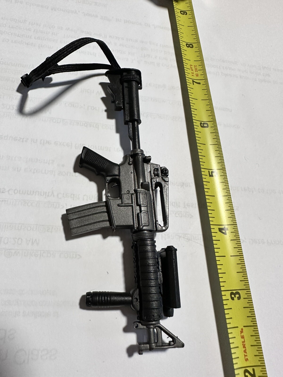 1/6 Scale Tactical AR-15 Machine Gun Rifle M-16 Grip Light | eBay