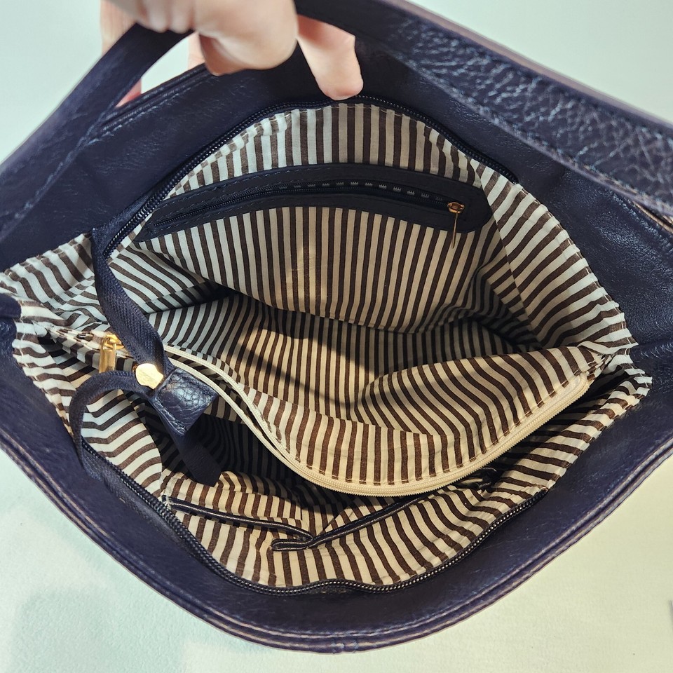 Womens Boat Shape Studded Purse Handbag Blue Dual Straps Vegan Leather ...