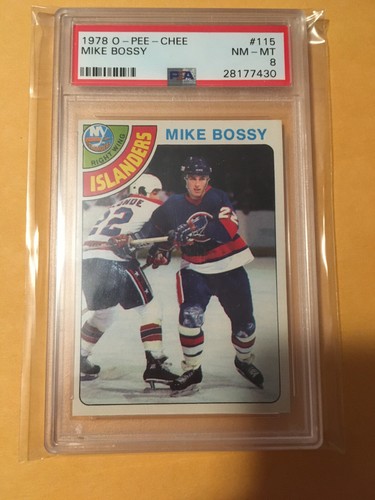 1978-79 O-Pee-Chee #115 Mike Bossy Rookie Card RC New York Islanders ...