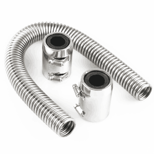 Flexible 24" Stainless Steel Upper or Lower Radiator Hose Kit With ...