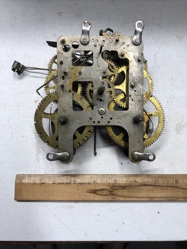 Vintage Wm Gilbert Mantle Clock Movement PARTS REPAIR | eBay