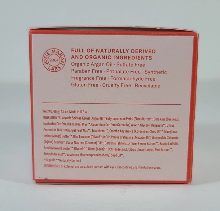 Josie Maran Argan Amour Argan Balm Nourish + Protect Unscented 1.7oz ...