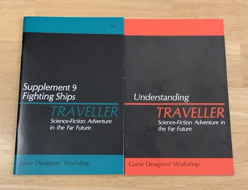 Lot of 13 VTG Traveller RPG Supplement Books 1978-1981 Game Designers ...