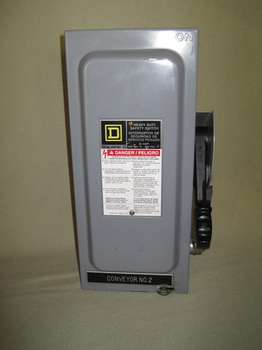 Square D Heavy Duty Safety Switch 30 Amp 600 V | eBay