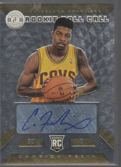 2013-14 Totally Certified - Rookie Roll Call Signatures Carrick Felix ...