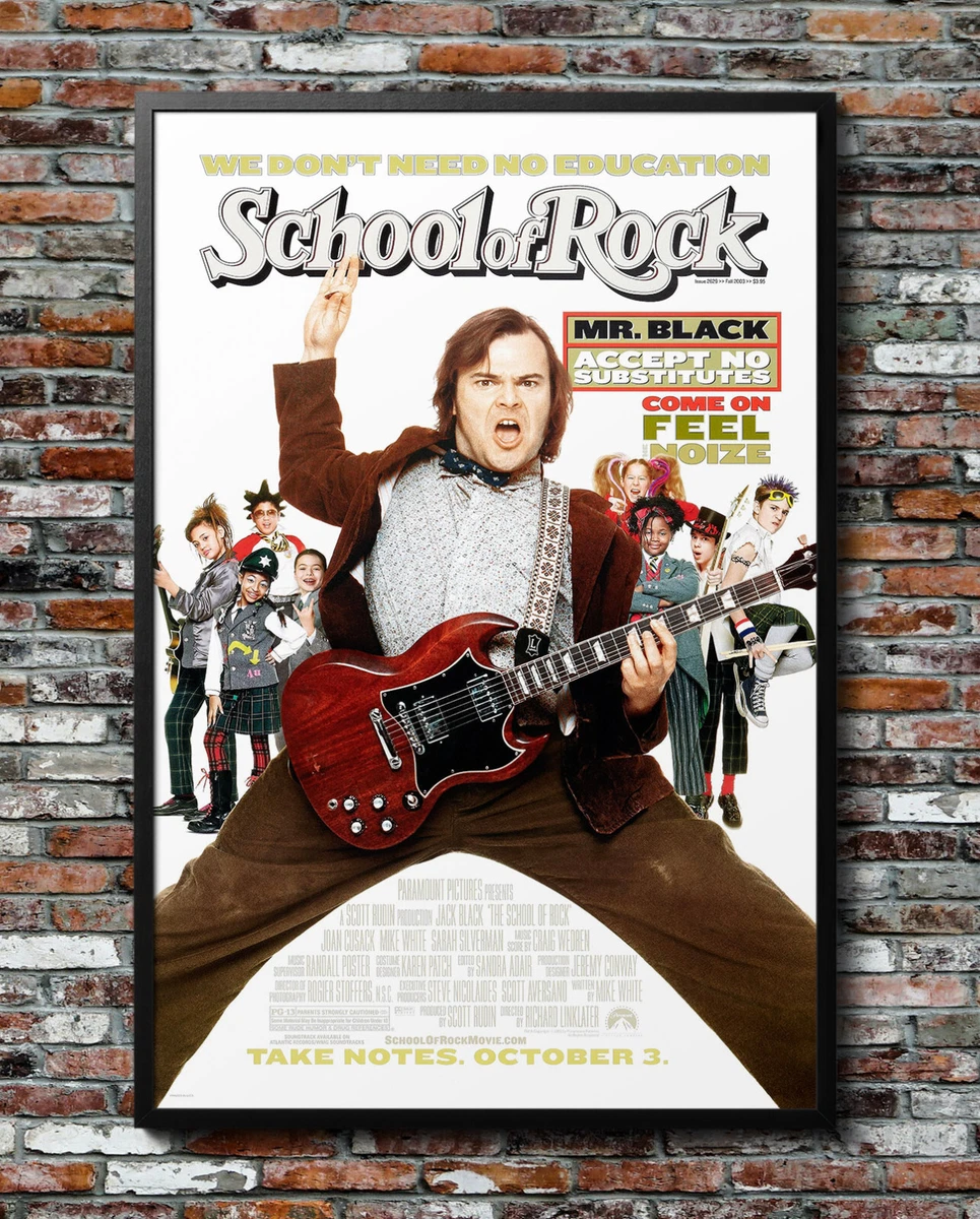 Jack Black School Of Rock Poster