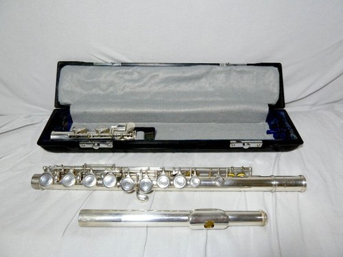 YAMAHA YFL-31 Sterling Silver Flute Head Tube Flute no cleaning rod w ...