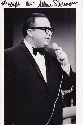 ALLAN SHERMAN Comedian singer & Actor scarce autographed photo, Hello ...