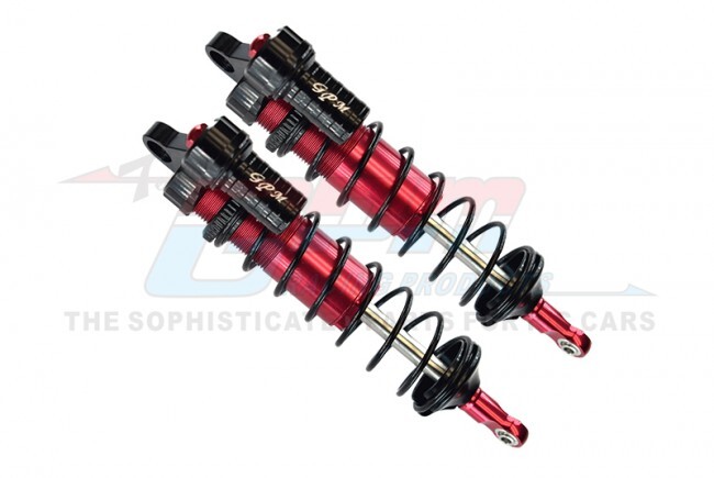 GPM Red Aluminium Front Piggyback Shocks 128mm... | eBay Australia