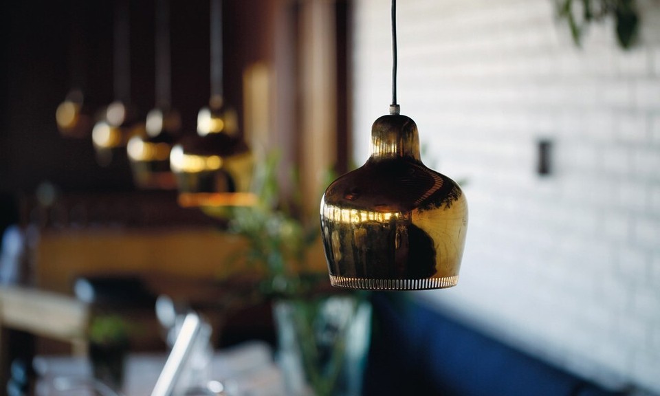 Pendant Lamp Light Artek A330S Goldenbell Savoy LED 40W Alvar Aalto ...