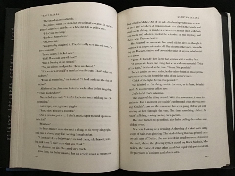 Nightwatching (a Novel) by Tracy Sierra-2024-Acceptable due to some ...