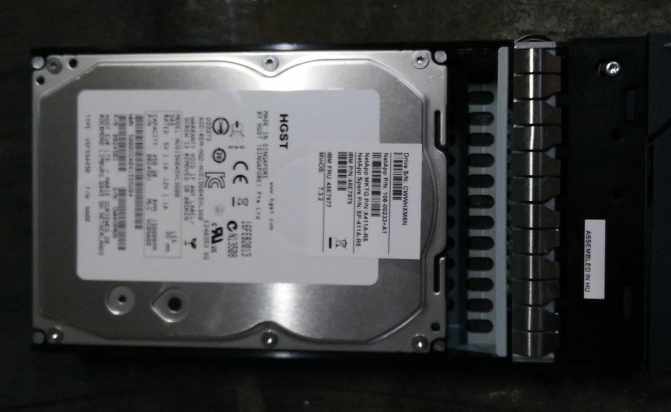 NetApp X411A-R5 SP-411A-R5 108-00233+A1 450GB SAS 15K Hard Drive for ...