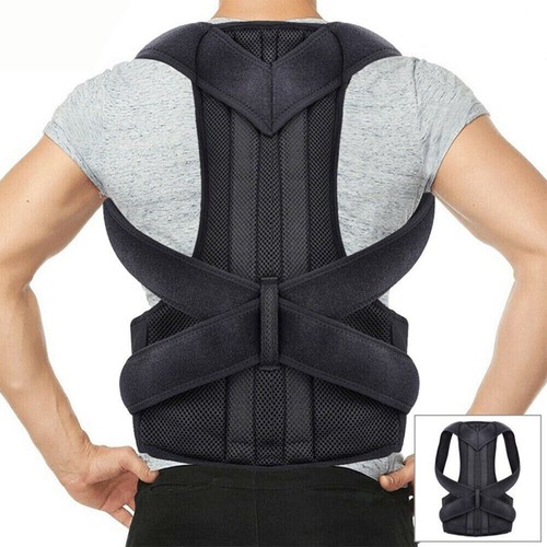 Posture Corrector Low Compression Belt Spinal Lumbar Back Support Pain ...