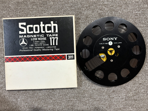 SONY Reel to Reel Tape Deck Metal 7 inch Aluminum Reel R-7MB Brack With ...