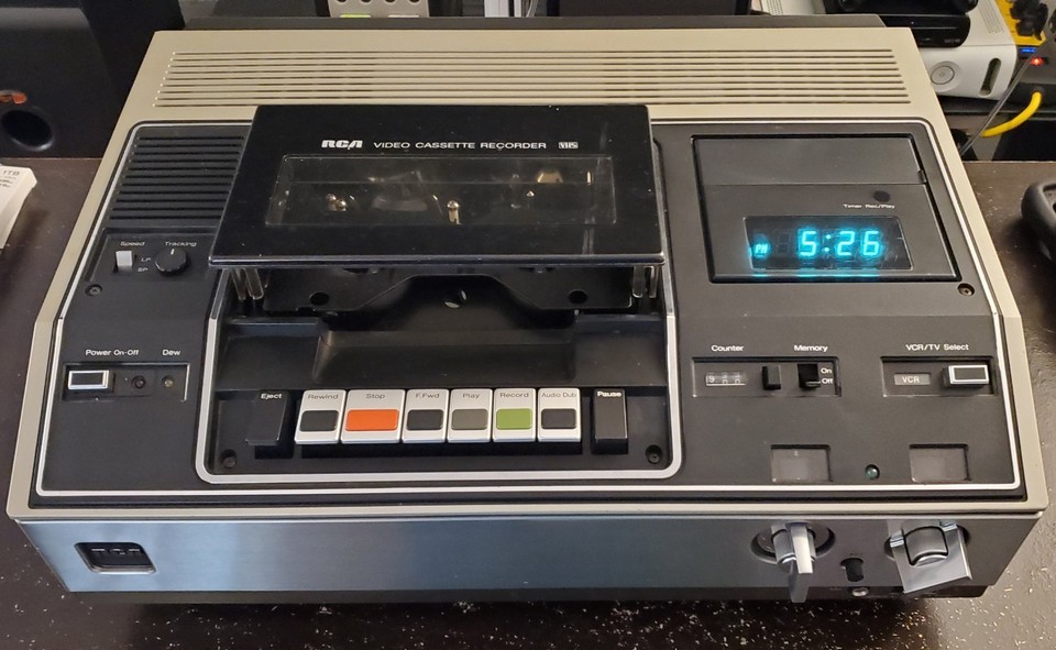 RCA VCR (VBT200) - 1st Ever VCR in North America! (1977) - Vintage VHS ...