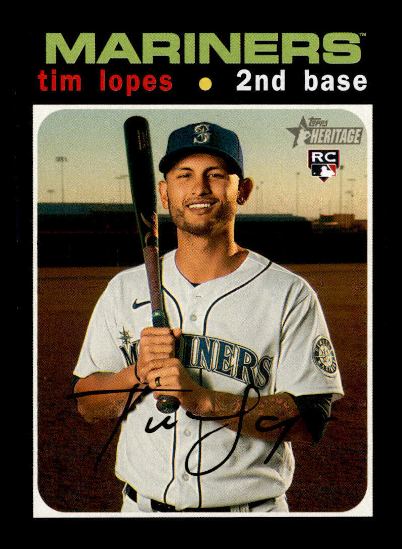 2020 Topps Heritage Tim Lopes #606 Seattle Mariners | eBay