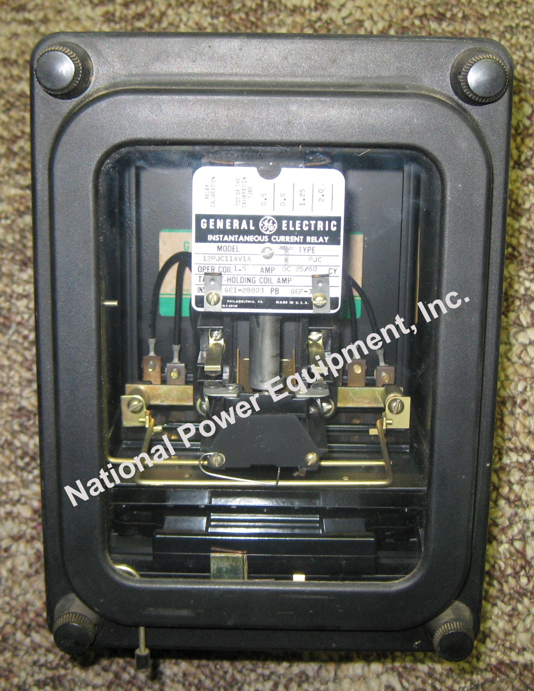 General Electric Type PJC Instantaneous Current Relay, 12PJC11AV1A | eBay