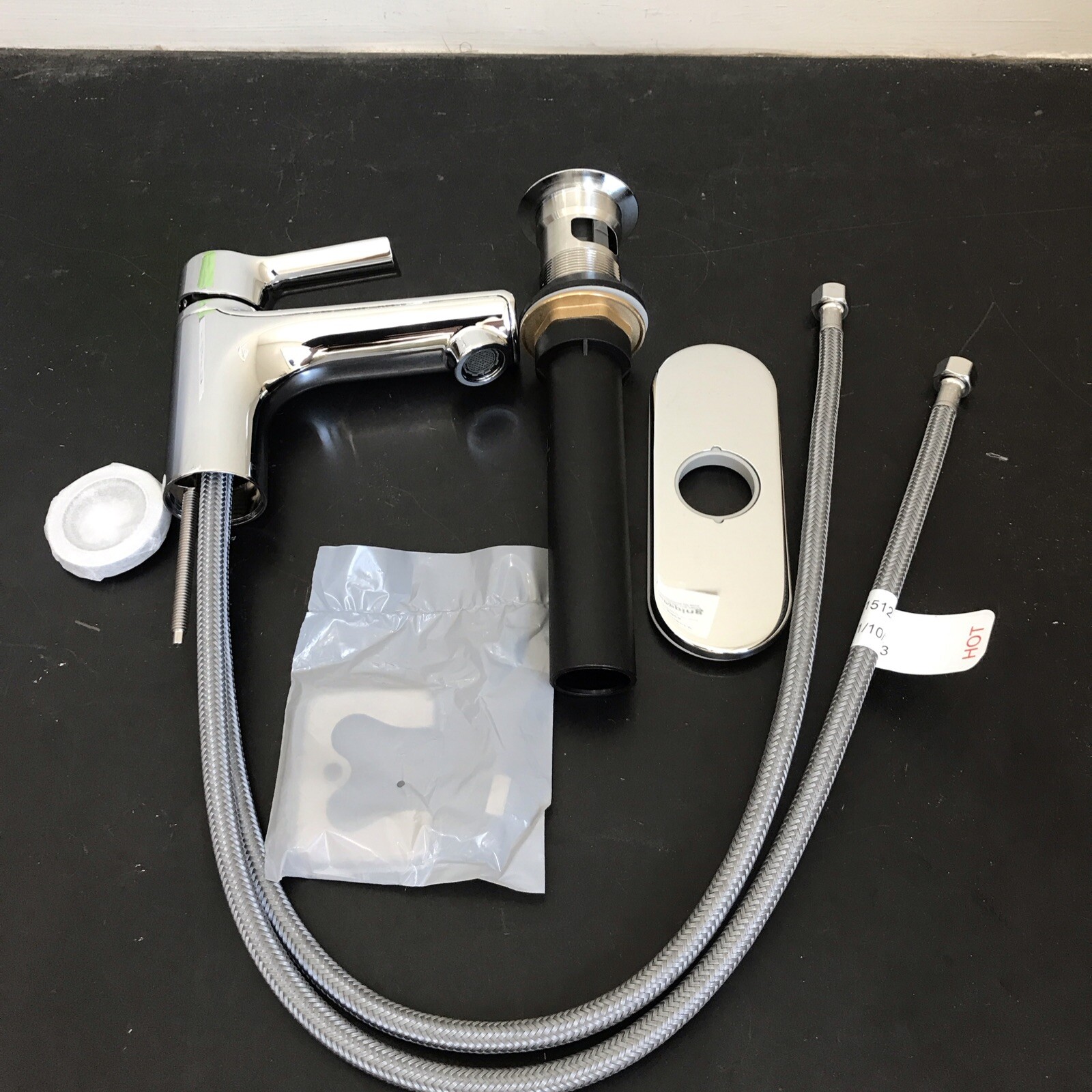 Peerless P1512LF Flute 1 GPM Single Hole Bathroom Faucet w/Pop-Up Drain ...