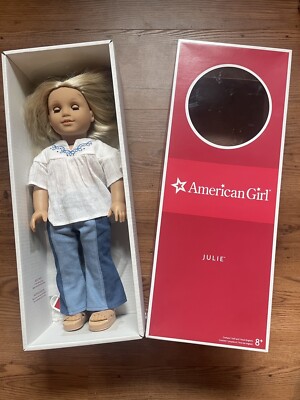 American Girl Retired Julie Albright Doll W/Box + Accessories. No Book ...