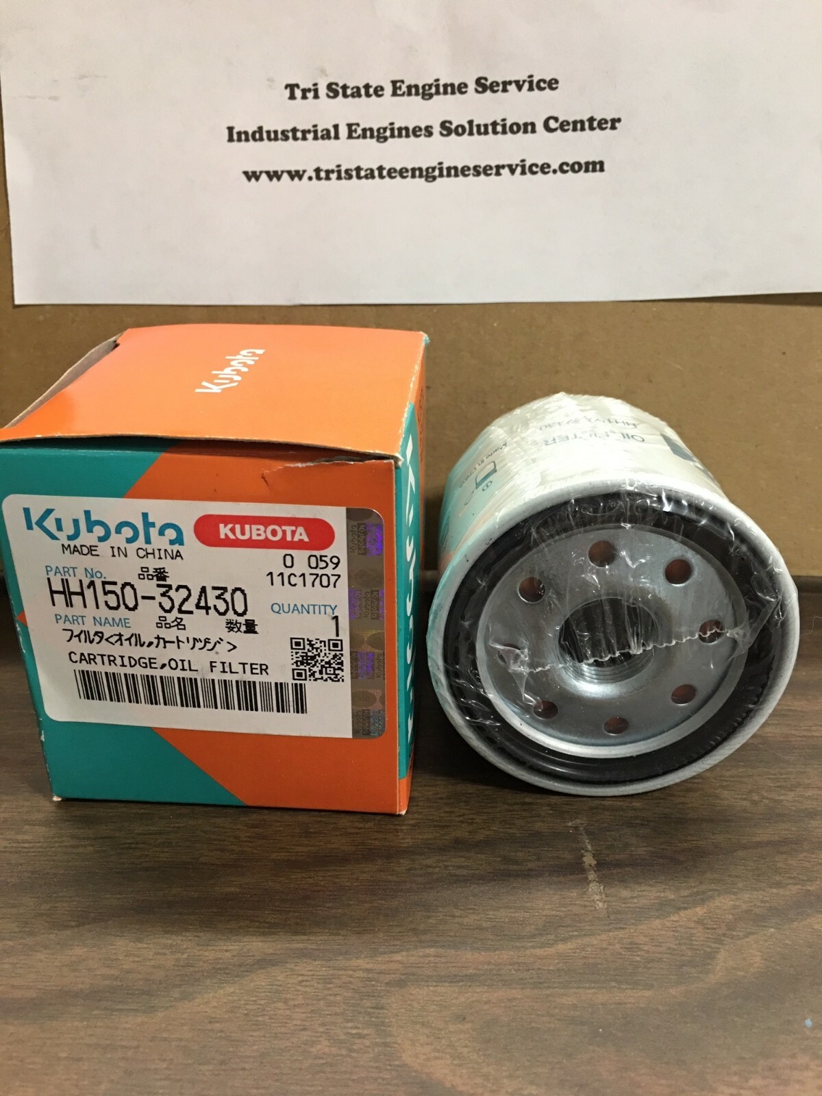 Genuine OEM Kubota Engine Oil Filter HH150-32430 fits some ZD BX B ...