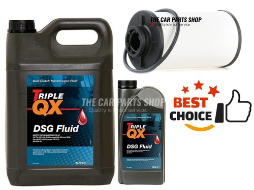 FOR VW GOLF MK5 MK6 DSG GEARBOX SERVICE KIT 6L DSG FLUID AND PREMIUM ...