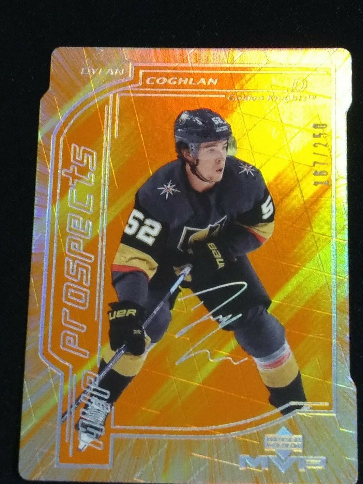 Dylan Coghlan 2020-21 Upper Deck MVP Prospects Rookie #167/250 Contours ...