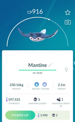 Mantine Pokemon Go