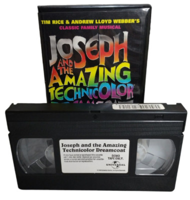Joseph and the Amazing Technicolor Dreamcoat Clamshell VHS 1999 Donny ...
