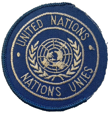 United Nations / Nations Unies Shoulder Patch - (See Photo For Condition) | eBay