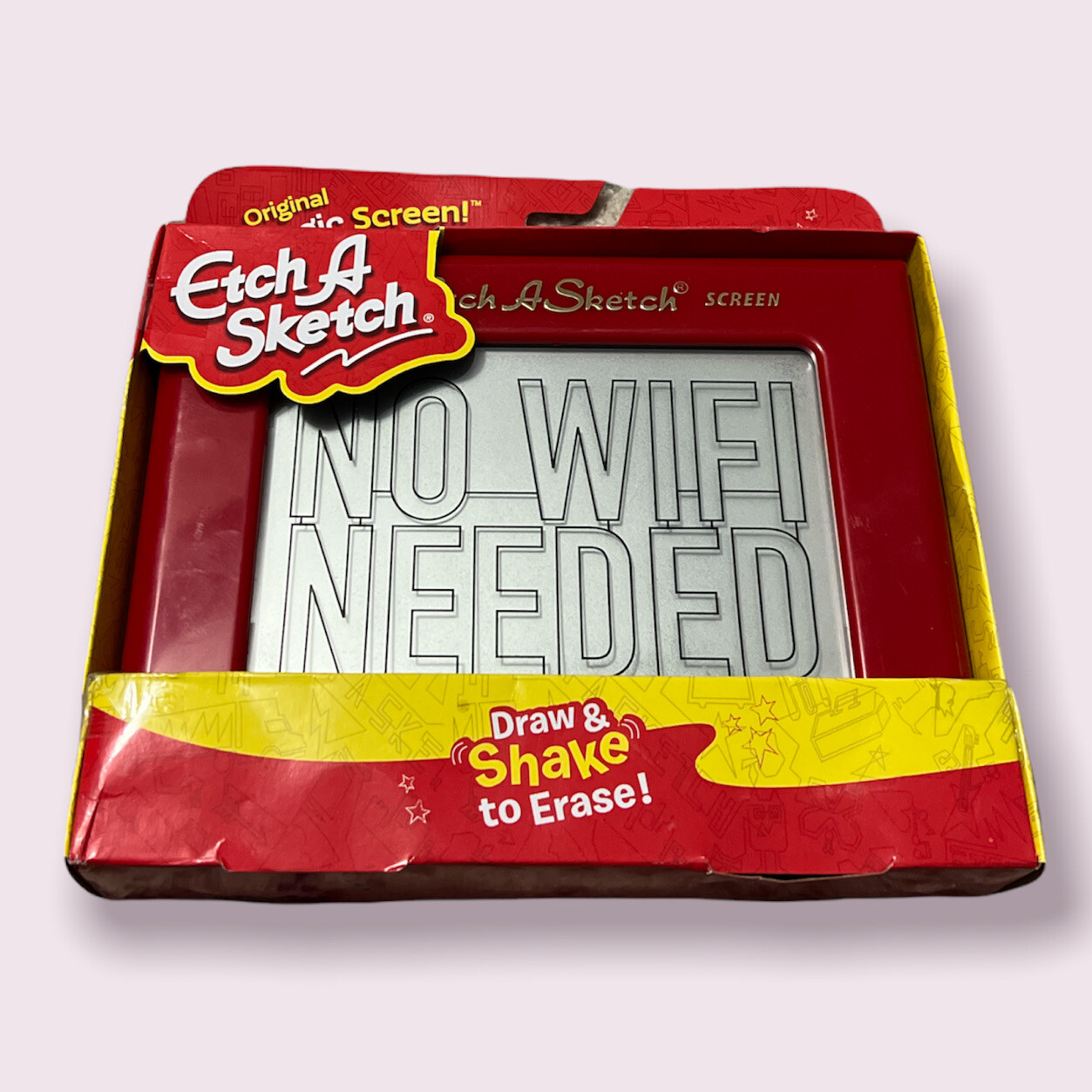 Etch A Sketch Classic Red Drawing Toy with Magic Screen for Ages 3 and ...