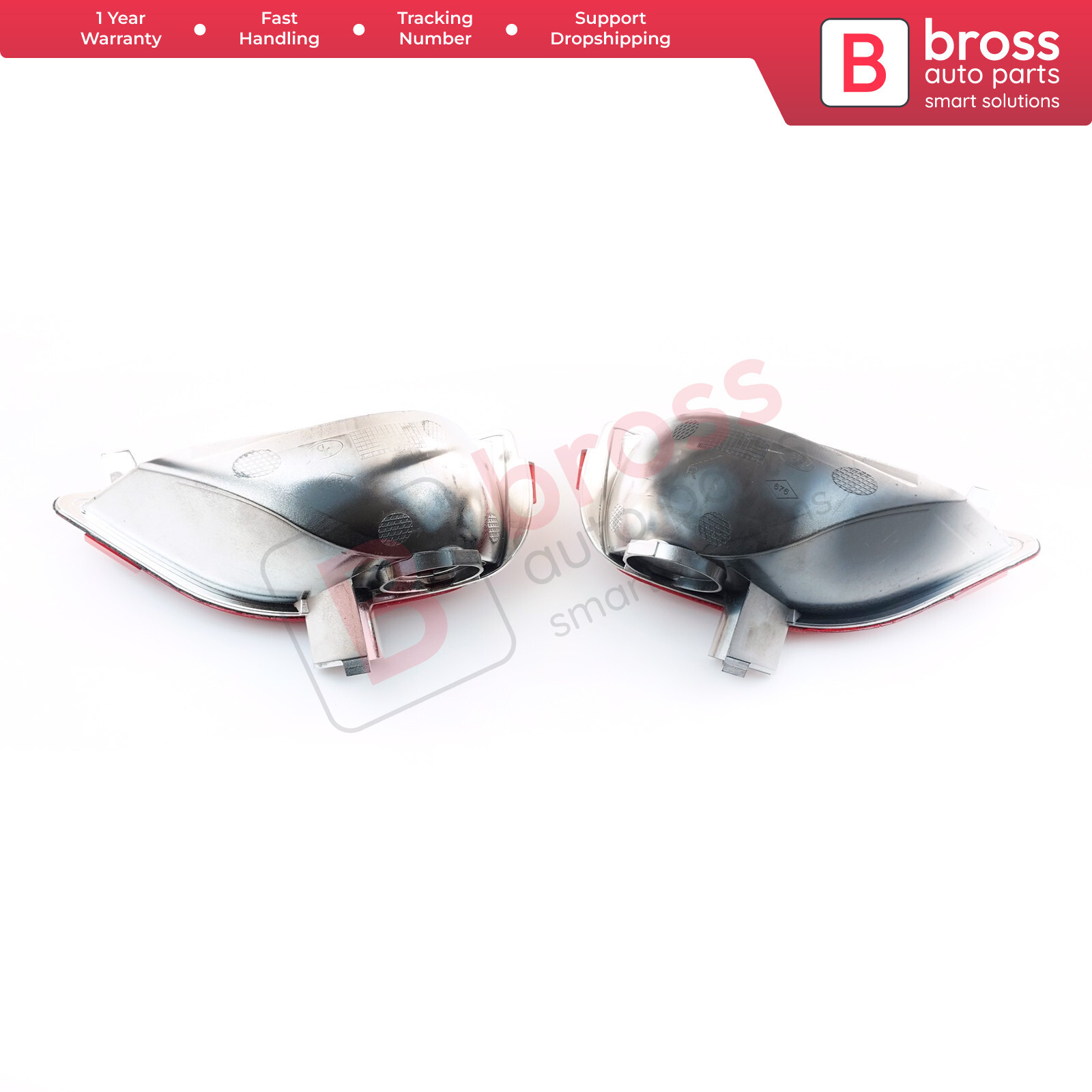 Rear Fog Light Lamp Lens 265605279R 265854470R for Renault Symbol 3 ...