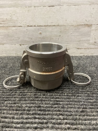 PT Cam & Groove Hose Coupling 316 SS 2" PT 20D | eBay